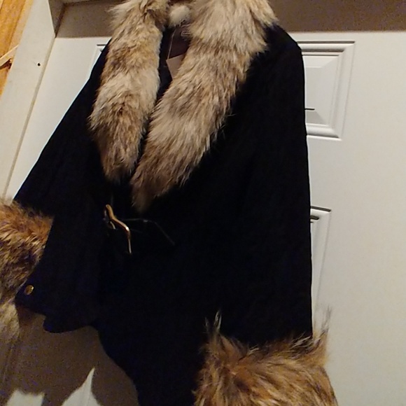 Coach | Jackets & Coats | Authentic Coach Suede Jacket With Fur Trim ...